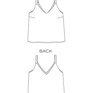 Ogden Cami Sewing Pattern | Plus Sizes 14-30 | True Bias | Woven Cami ...