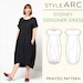 Sydney Designer Dress Sewing Pattern by Style Arc, US Sizes 0-26 ...