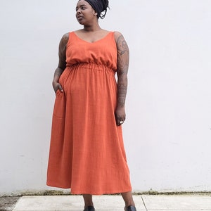 Sauvie Sundress Sewing Pattern Plus Size 16-34 Sew House - Etsy