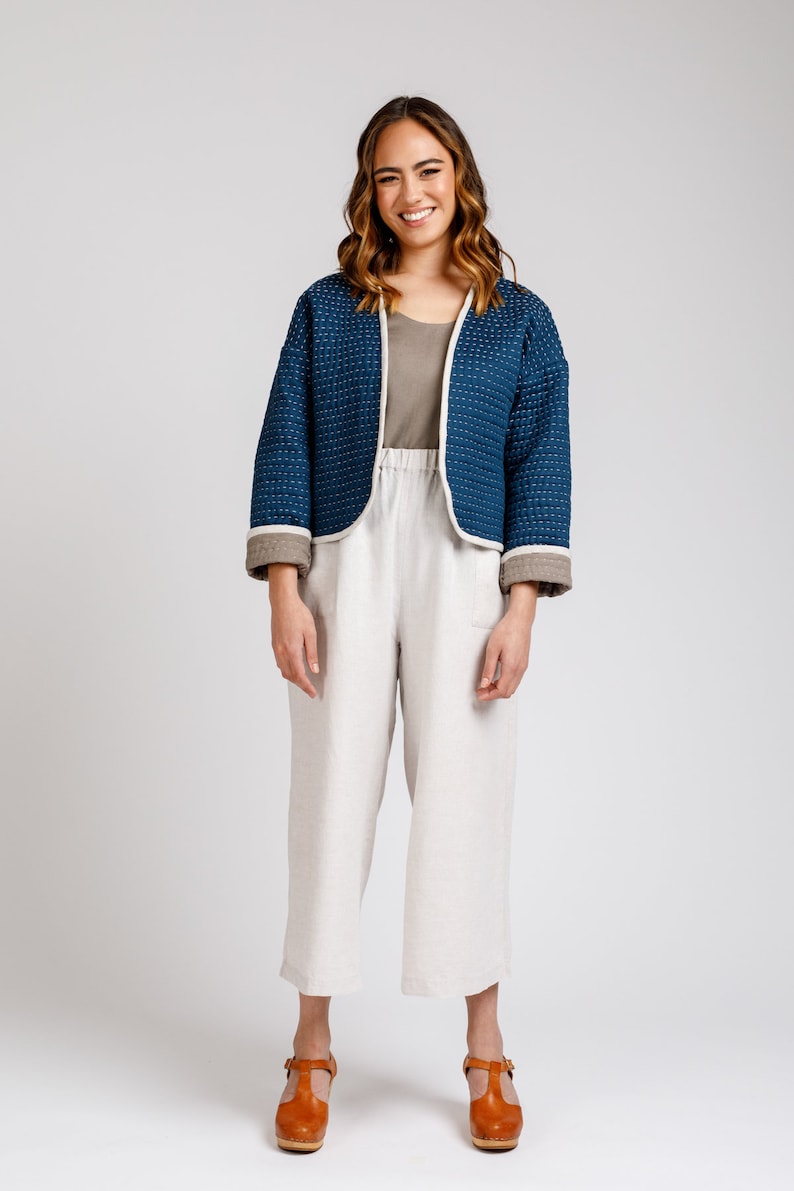 Hovea Quilted Jacket Sewing Pattern | Size 0-20 | Megan Nielsen ...