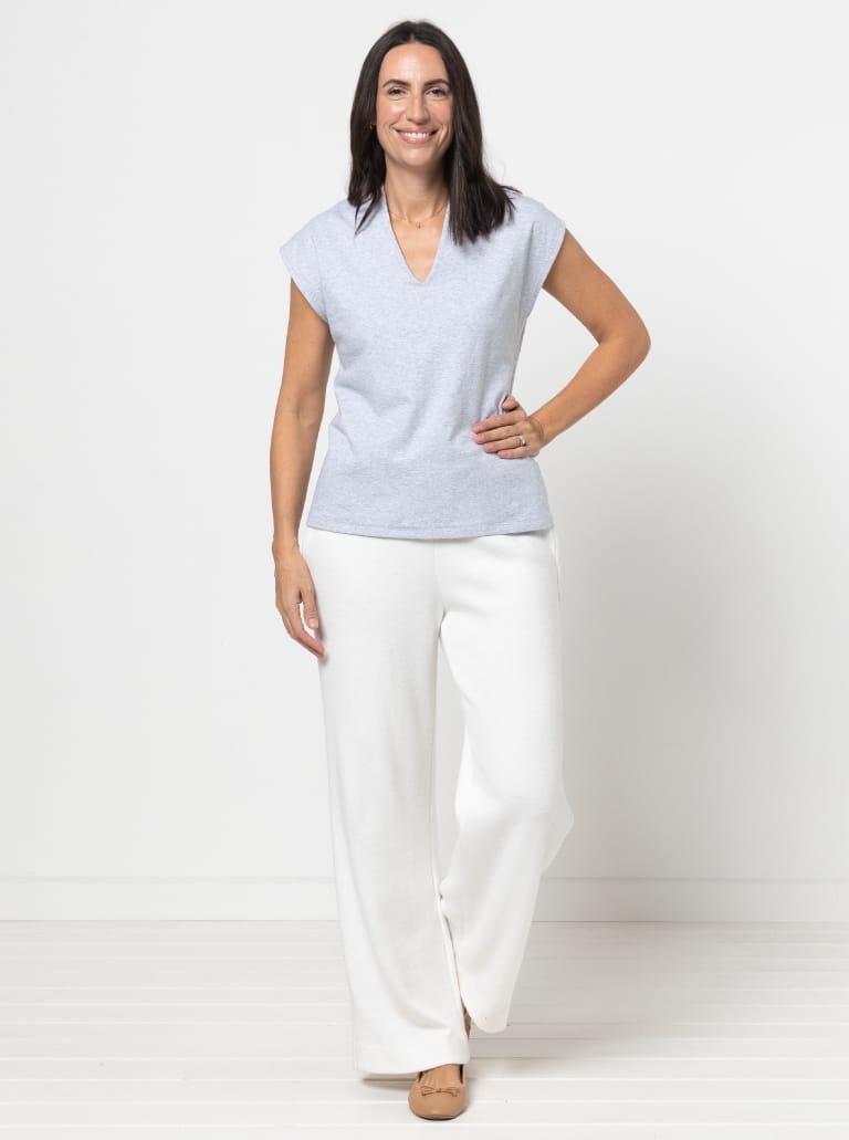 Como Knit Pants Sewing Pattern by Style Arc, US Sizes 0-26, Comfortable ...