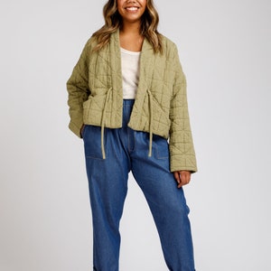 Hovea Quilted Jacket Sewing Pattern | Size 0-20 | Megan Nielsen ...