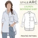 Lauren Boyfriend Shirt Sewing Pattern by Style Arc, Sizes 4-30 ...