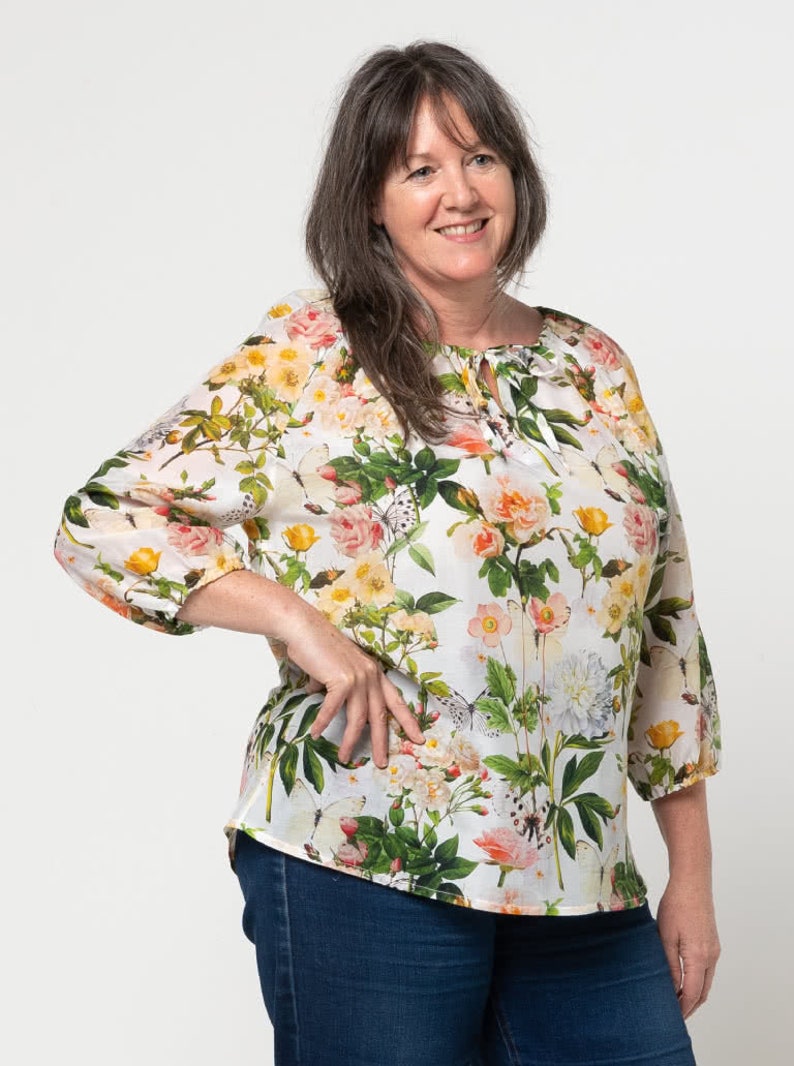 Anita Peasant Blouse Sewing Pattern by Style Arc, US Sizes 0-26 ...