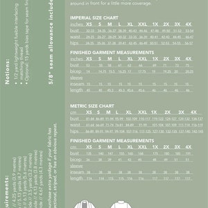 Cambria Duster Sewing Pattern by Friday Pattern Company Sizes XS-4X ...