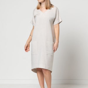 Adeline Designer Dress Sewing Pattern by Style Arc, US Sizes 0-26, Easy ...