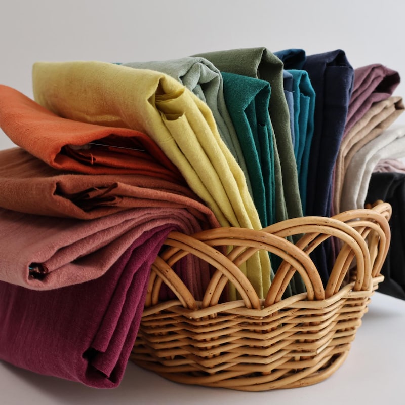 Linen Fabric by the Yard - Etsy