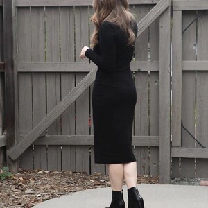 Nikko Top & Dress Sewing Pattern | Sizes 0-18 | True Bias | Bodycon ...