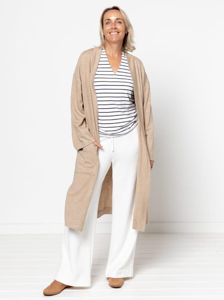 Como Knit Pants Sewing Pattern by Style Arc, US Sizes 0-26, Comfortable ...