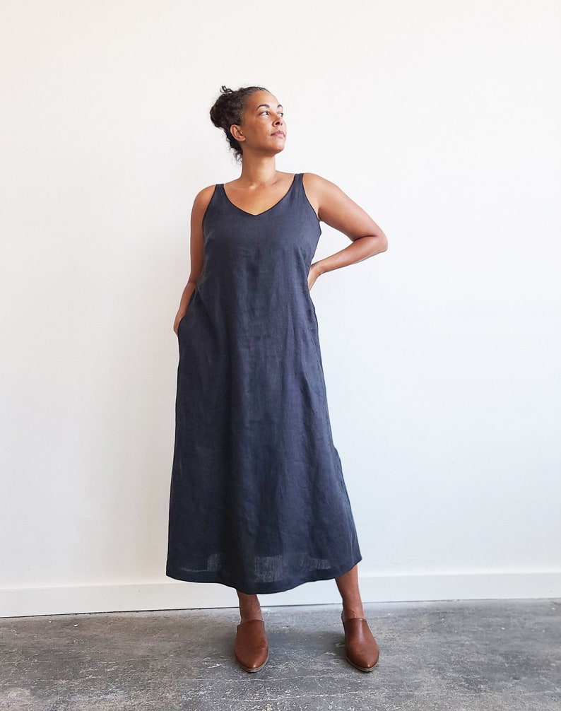 Sauvie Sundress Sewing Pattern by Sew House Seven | V-neck Midi & Maxi ...