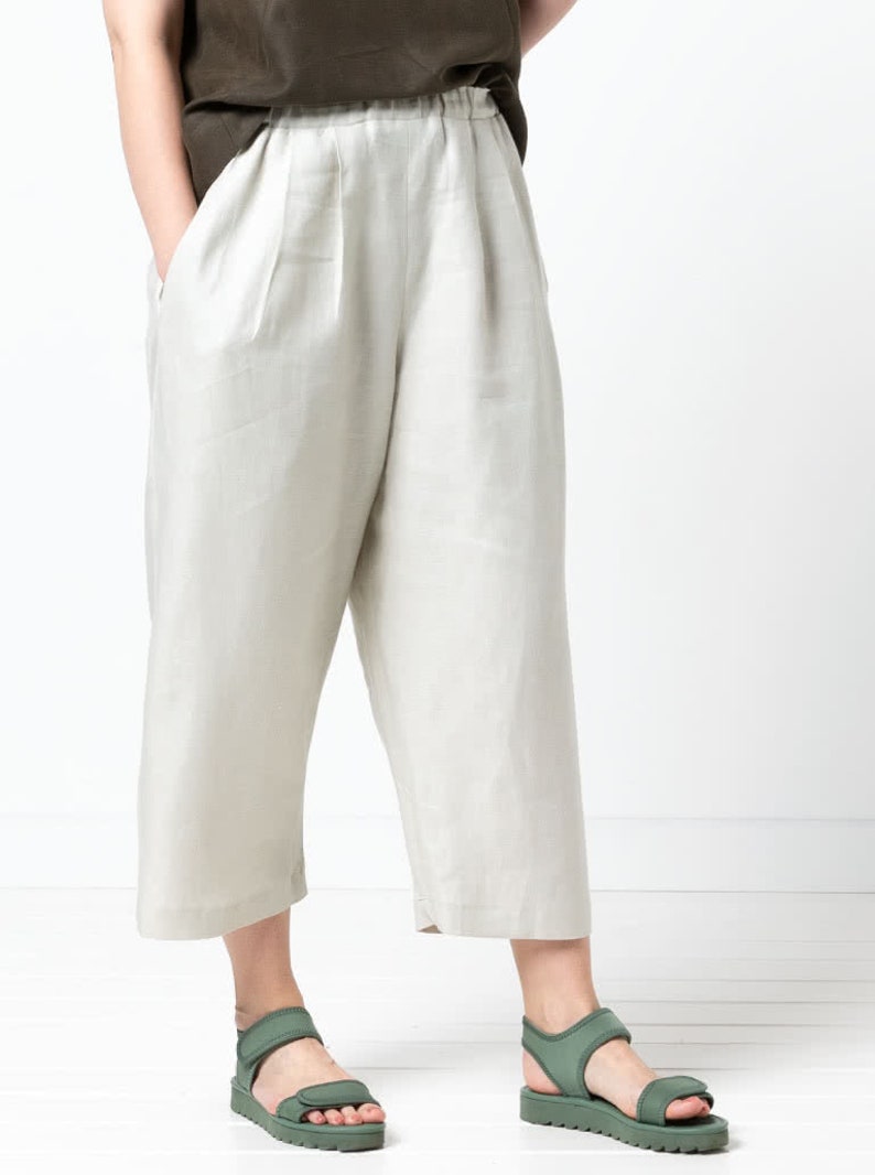Ethel Designer Gaucho Pants Sewing Pattern by Style Arc, US Sizes 0-26 ...