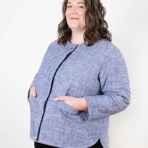 Tamarack Jacket Sewing Pattern by Grainline Studios Patterns | Plus ...