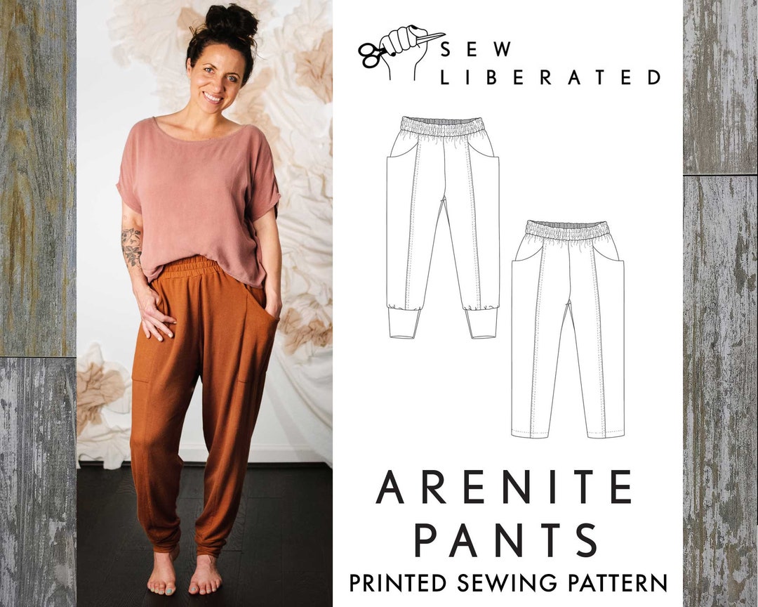 Arenite Pants Sewing Pattern by Sew Liberated | Plus Sizes 0-34 - Etsy