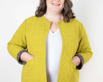 Thayer Jacket Sewing Pattern by Grainline Studios, Sizes 0-18 & Plus 14 ...