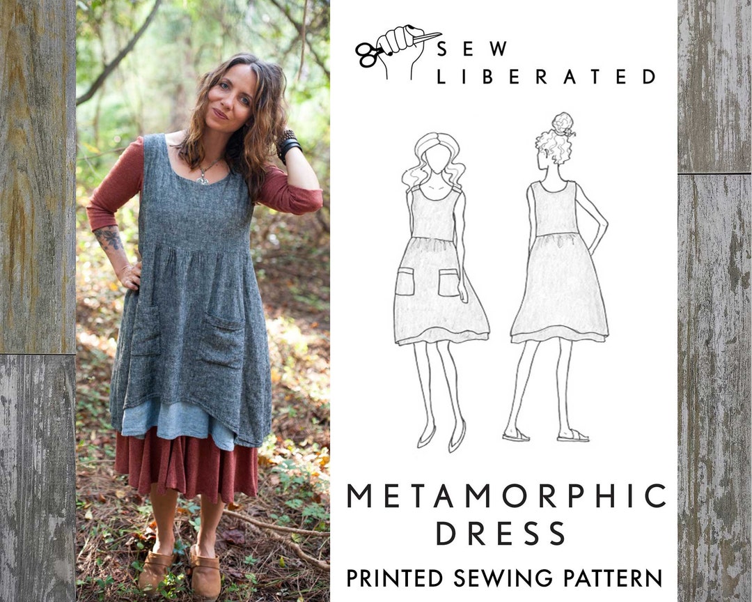 Metamorphic Dress Sewing Pattern by Sew Liberated - Etsy
