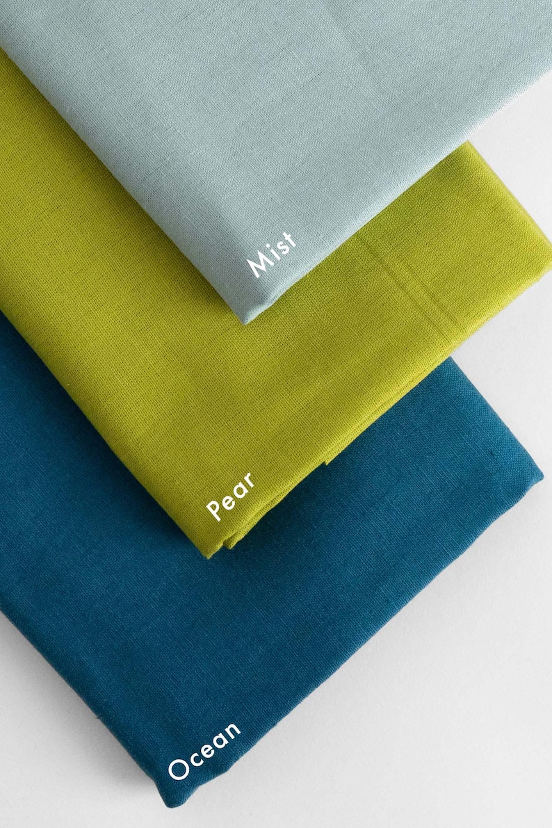 Lightweight Linen Rayon Blend Fabric for Apparel in 20+ Colors, Yarn ...