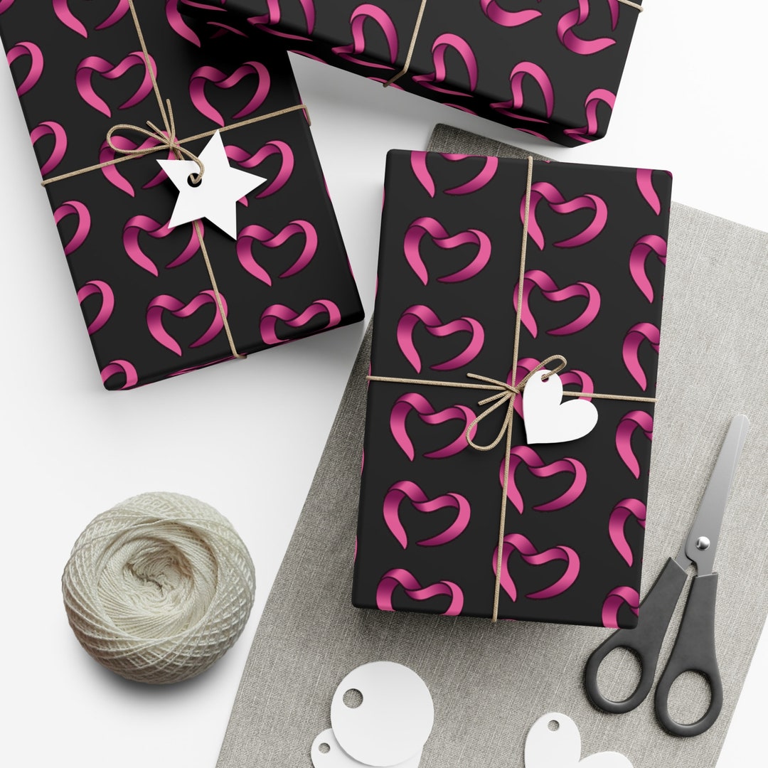 Pure Romance Wrapping Paper Decorative Gift Wrap Pure Romance Heart ...