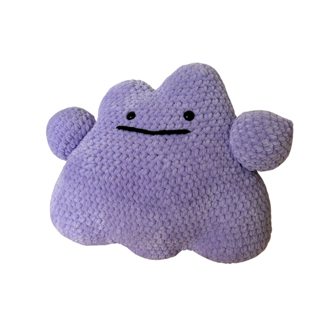Ditto Pokemon Crochet Stuffie Plushie - Etsy