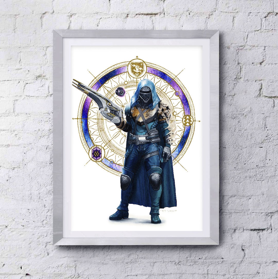 MULTIPLE Destiny 2 Inspired Void Hunters Art Prints - Etsy UK