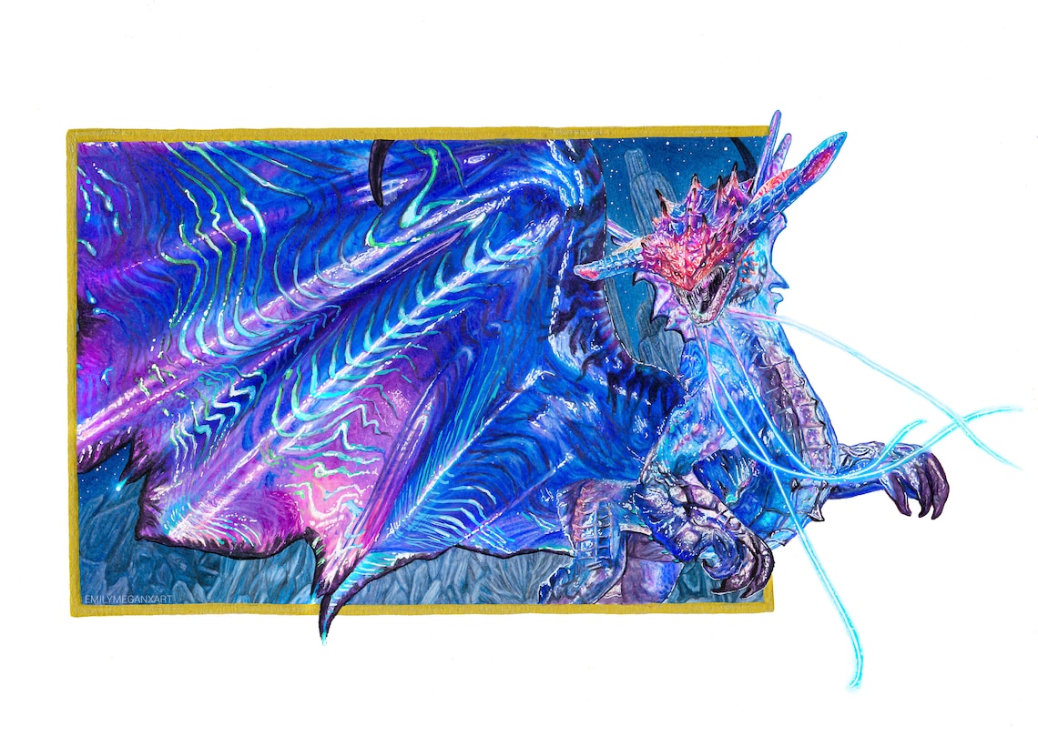 NAMIELLE Monster Hunter World Inspired Print - Etsy