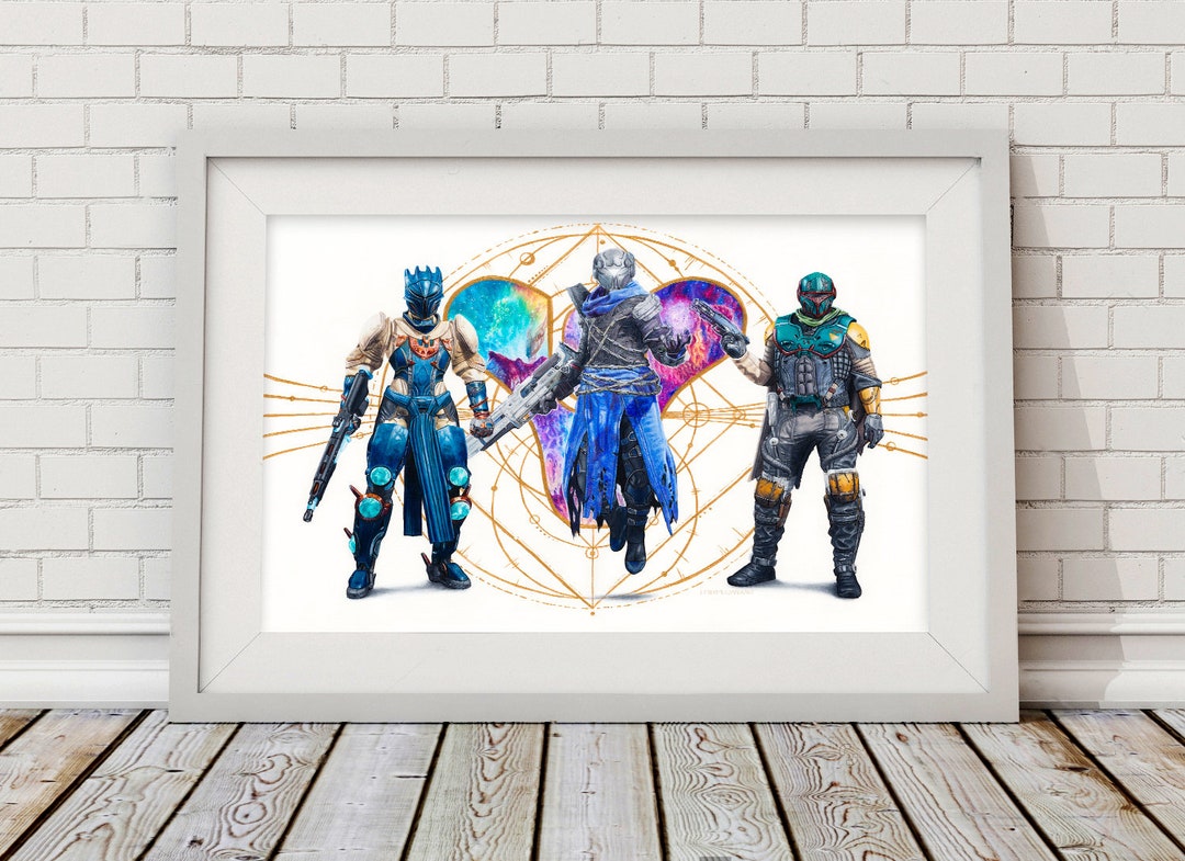 Destiny 2 Inspired Fireteam Art Prints - Etsy