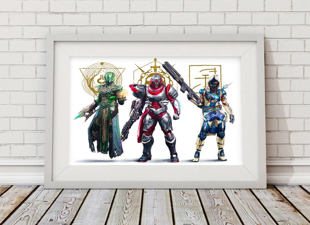 Destiny 2 Inspired Fireteam Art Prints - Etsy