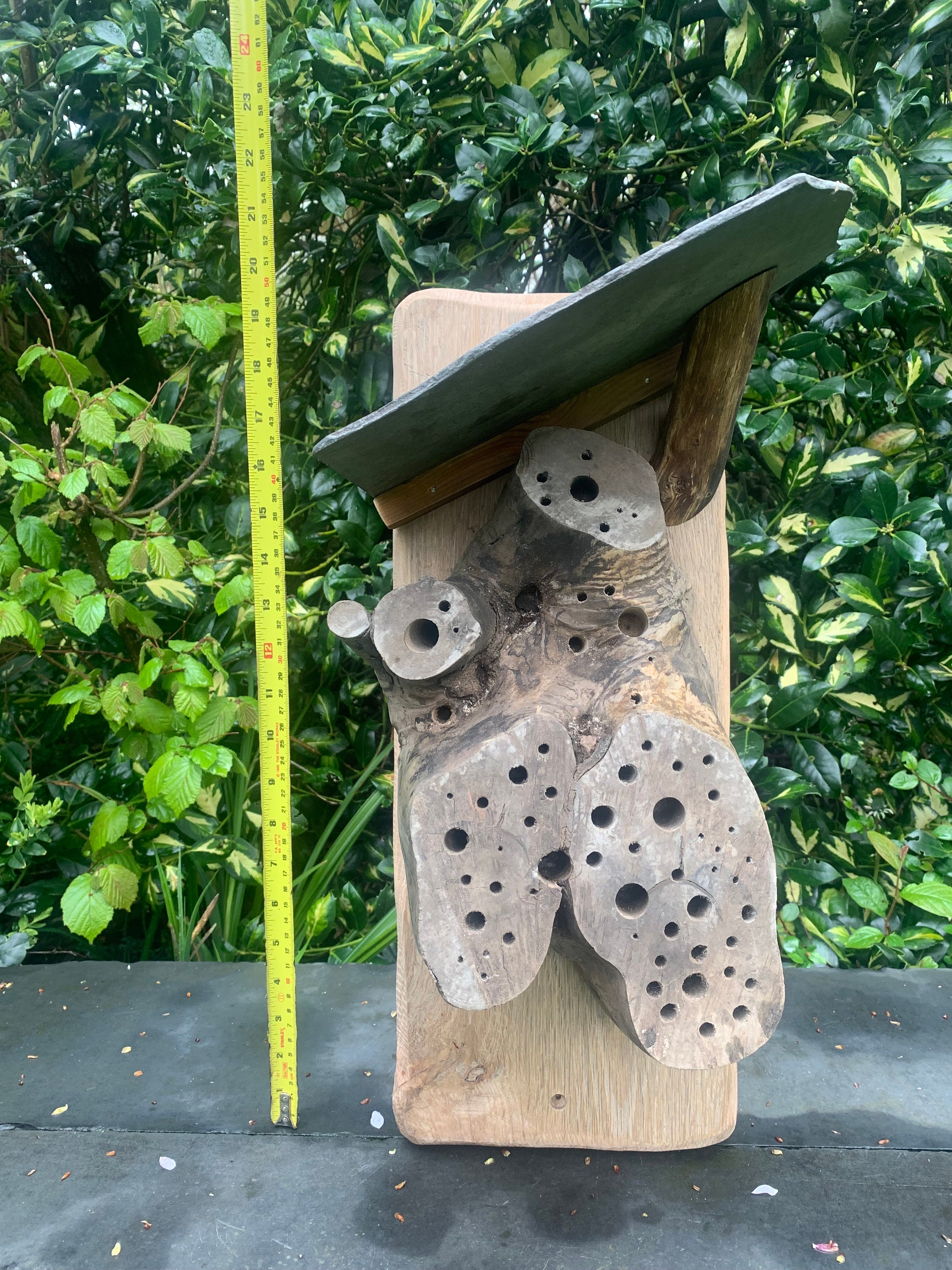 Solitary Bee Nesting Box, Bug Hotel, Hive, Rustically and Uniquely ...