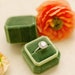 Velvet Ring Box, Green Ring Box for Engagement - Etsy