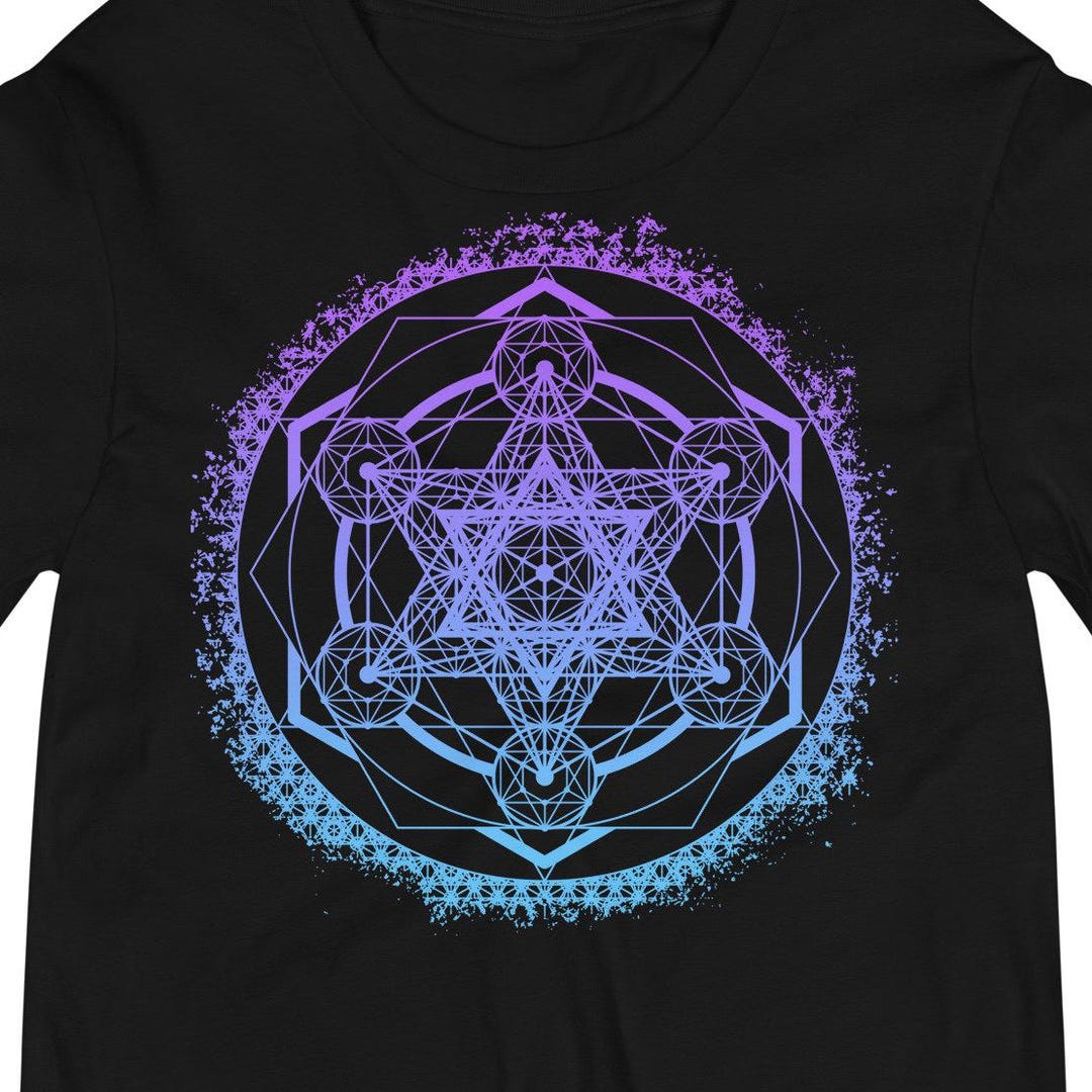 Metatron's Cube Gradient Sacred Geometry Symbol Ornate | Intricate ...