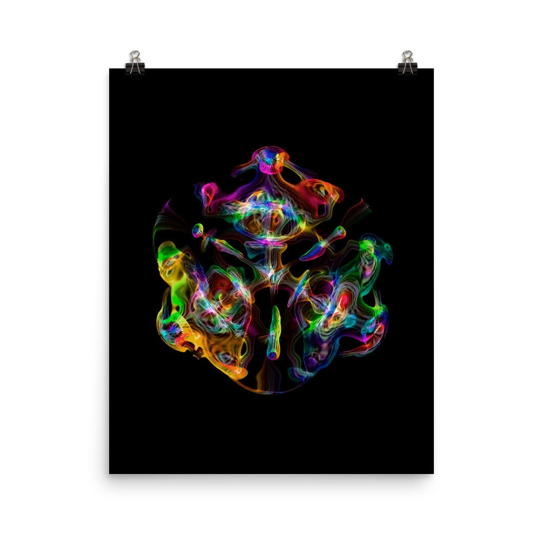 Cymatics Visible Sound Phenomena Colorful Sacred Geometry Water ...