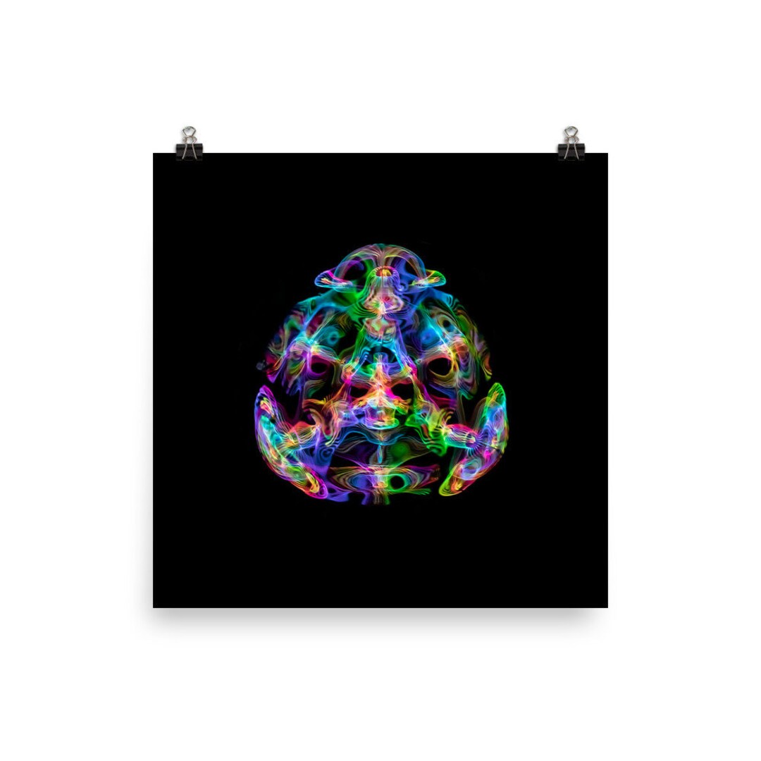 Cymatics Visible Sound Phenomena Colorful Sacred Geometry Psychedelic ...