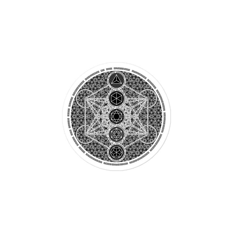 Sacred Geometry Sticker - Etsy