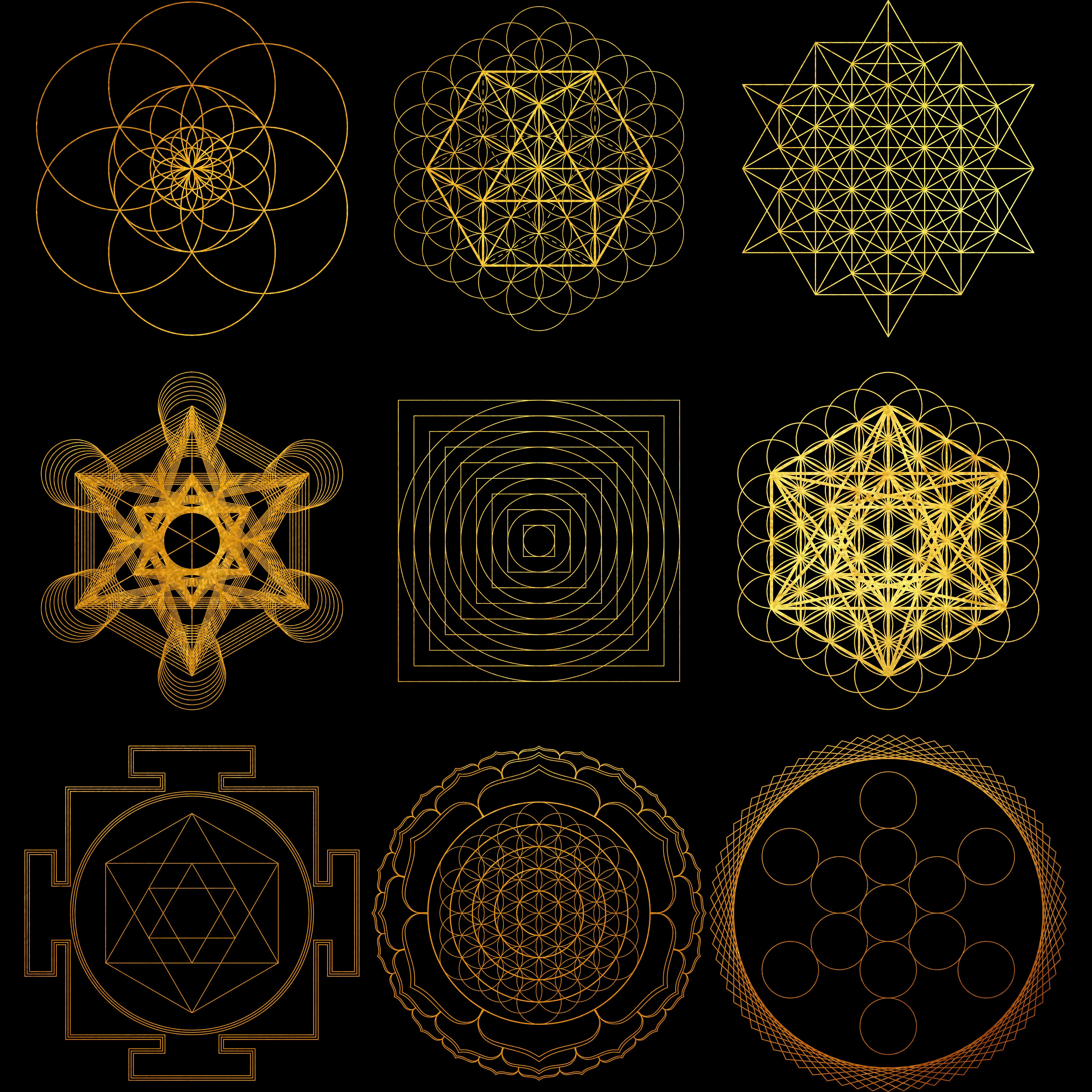 Ultimate Sacred Geometry Metatron's Cube Bundle Digital - Etsy