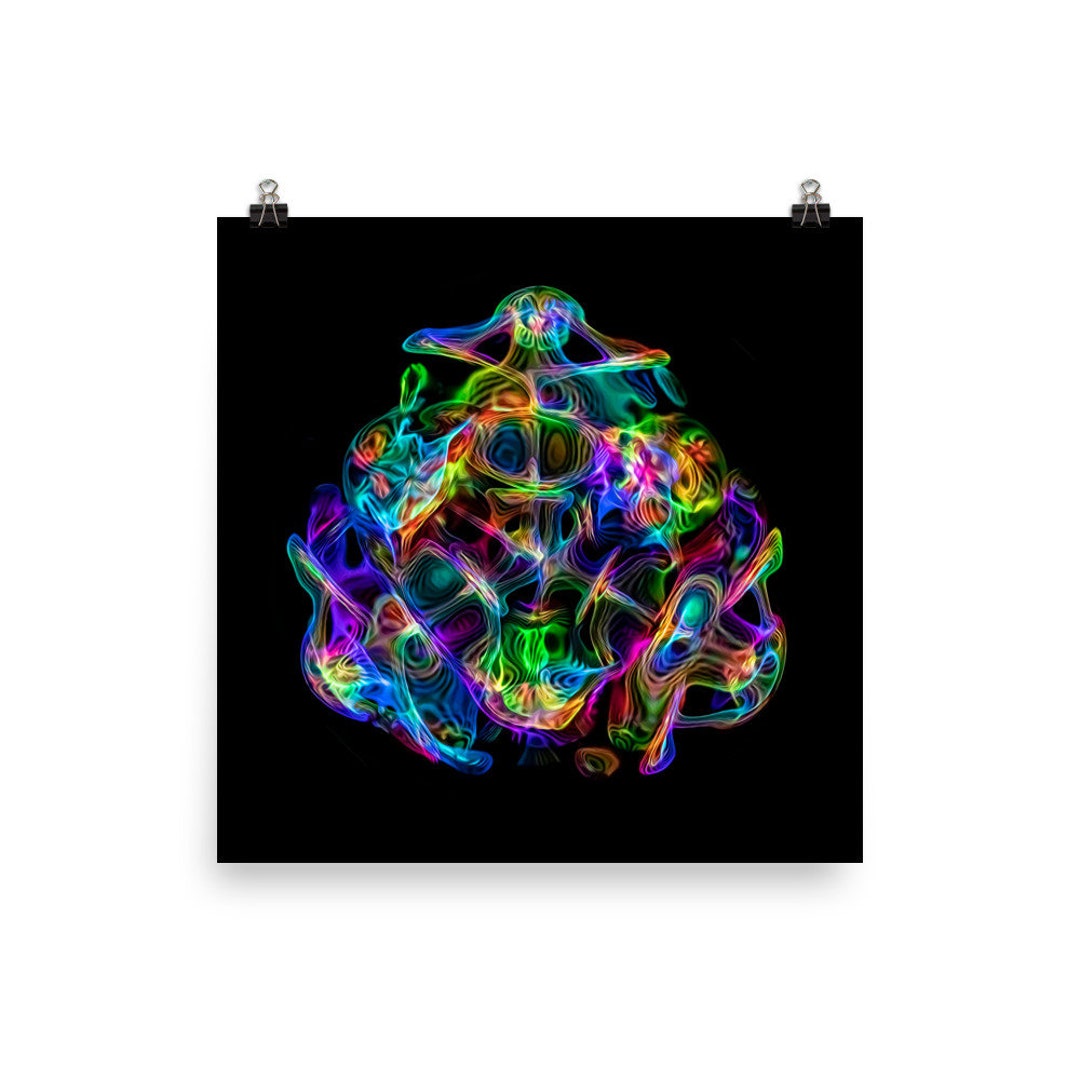 Cymatics Visible Sound Phenomena Colorful Sacred Geometry Psychedelic ...