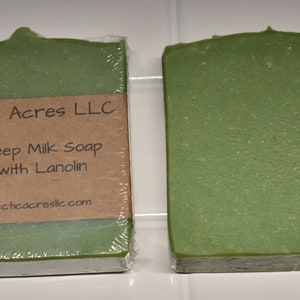 Sheep Milk and Lanolin Soap Cold Process Simple Silky Smooth Lather ...