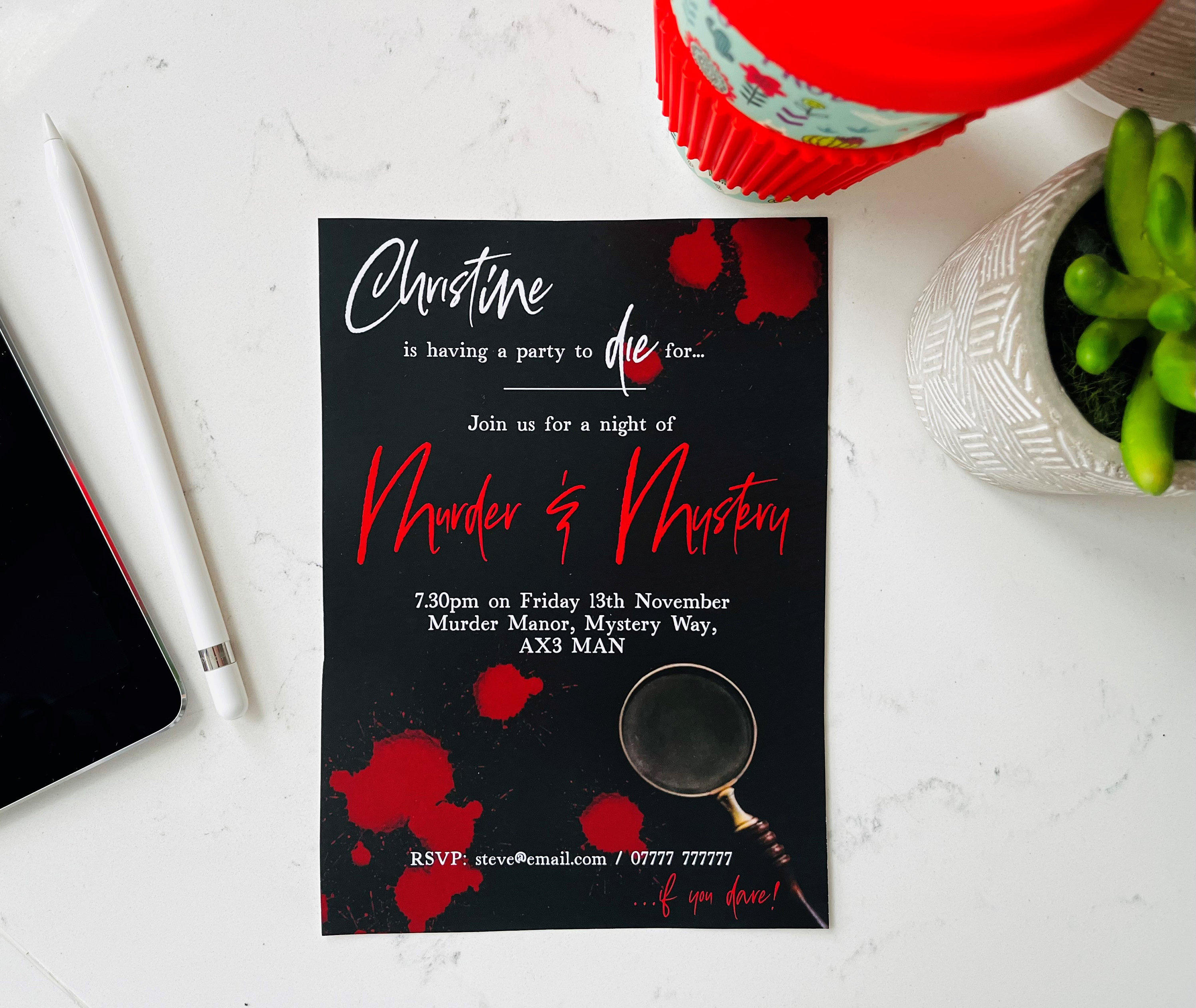 Murder Mystery Party Invitation - Etsy