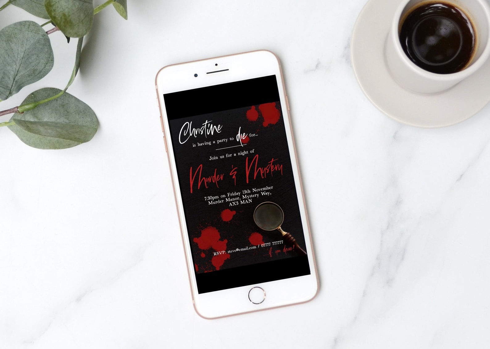 Murder Mystery Party Invitation - Etsy