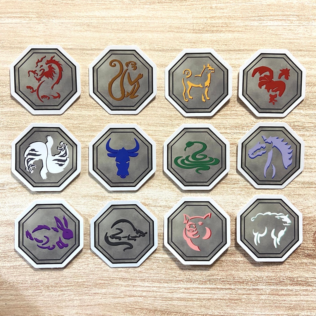 Chinese Zodiac Talismans Sticker - Etsy