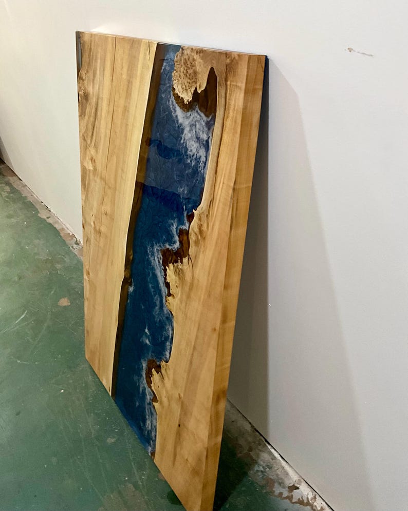 River Tabletop Epoxy River Table Maple River Table Tabletop Ocean Table ...