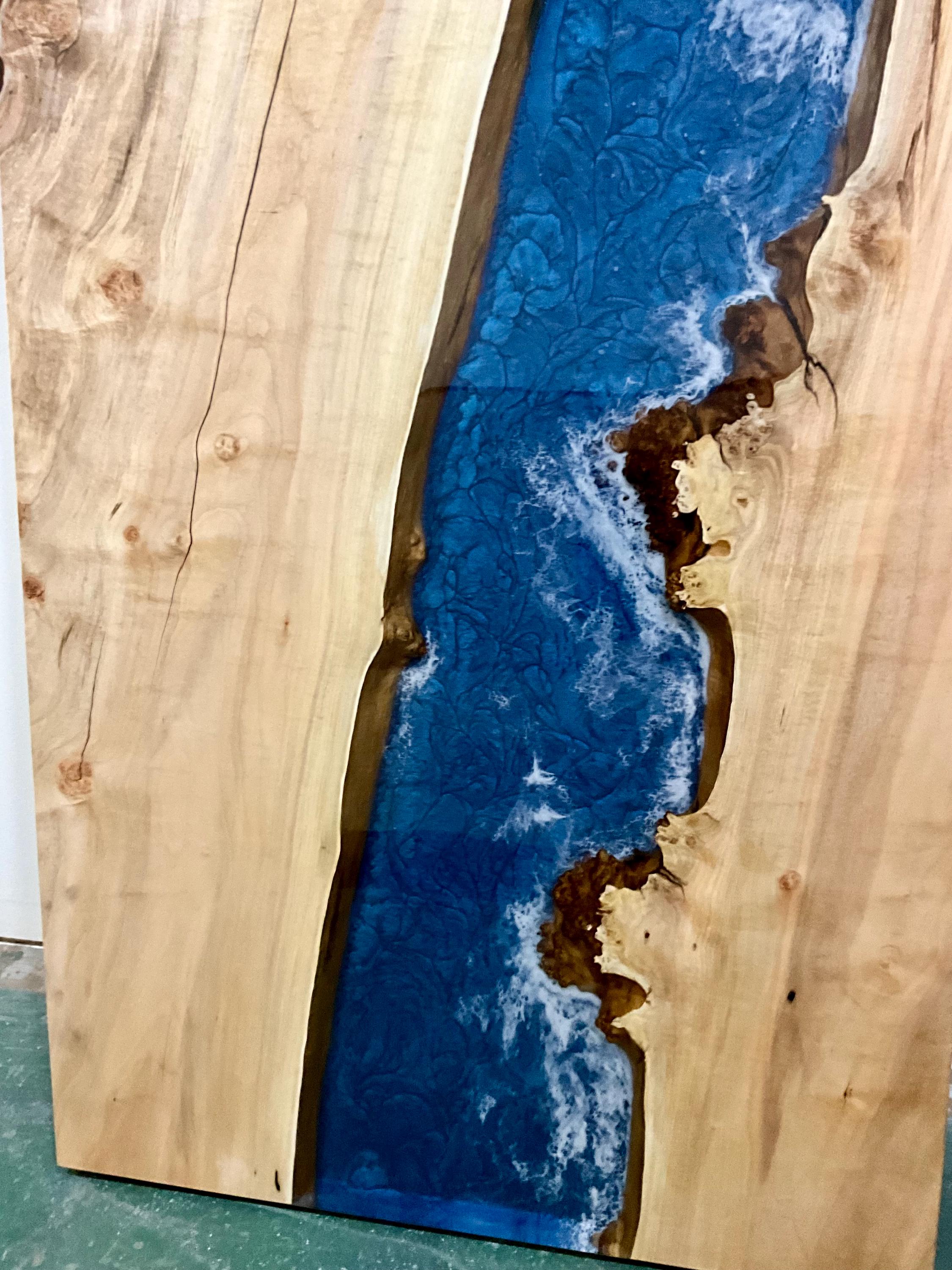 River Tabletop Epoxy River Table Maple River Table Tabletop Ocean Table ...