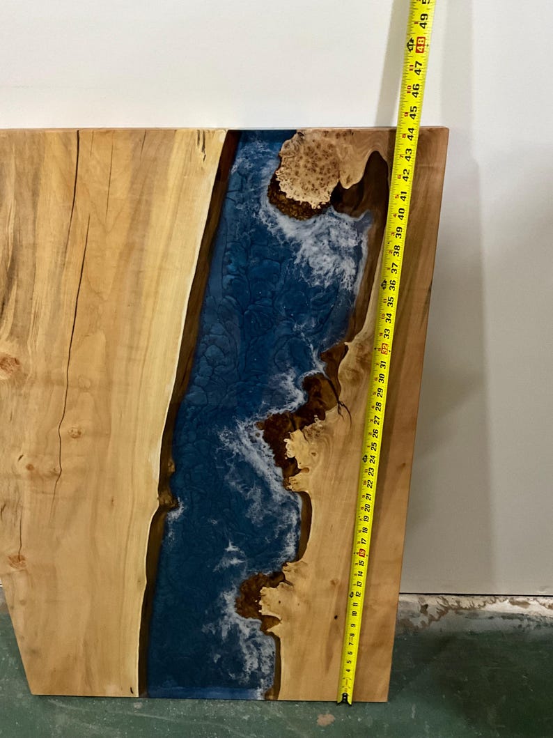 River Tabletop Epoxy River Table Maple River Table Tabletop Ocean Table ...