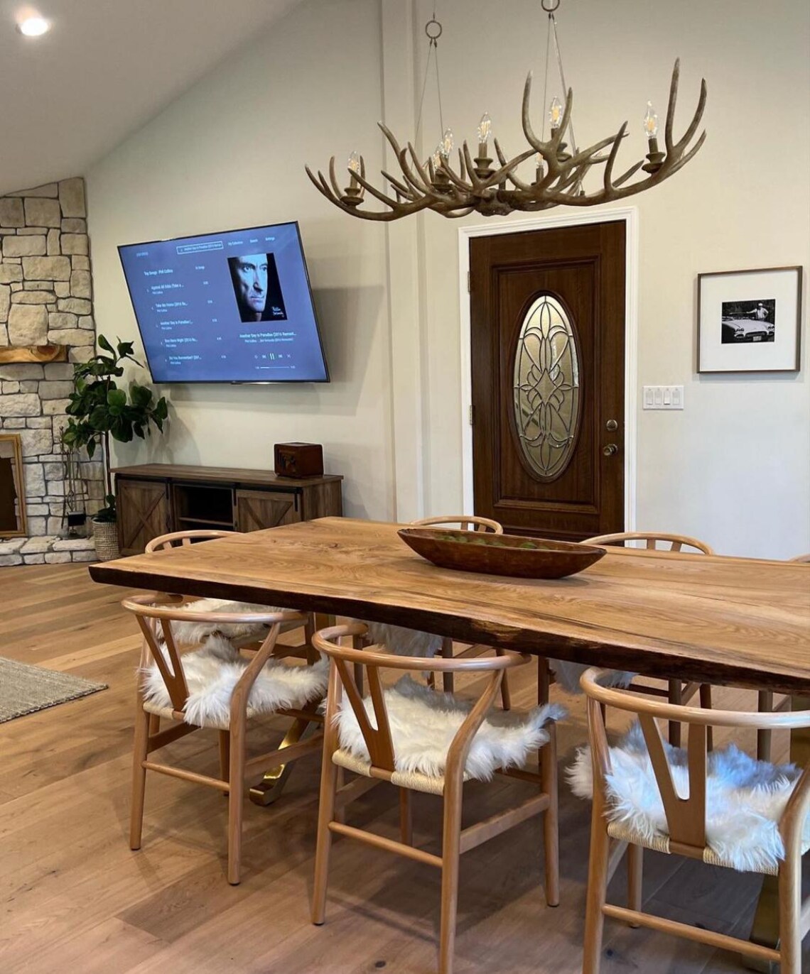 Live Edge Oak Dining Table Custom Dining Table Natural Wood Table ...