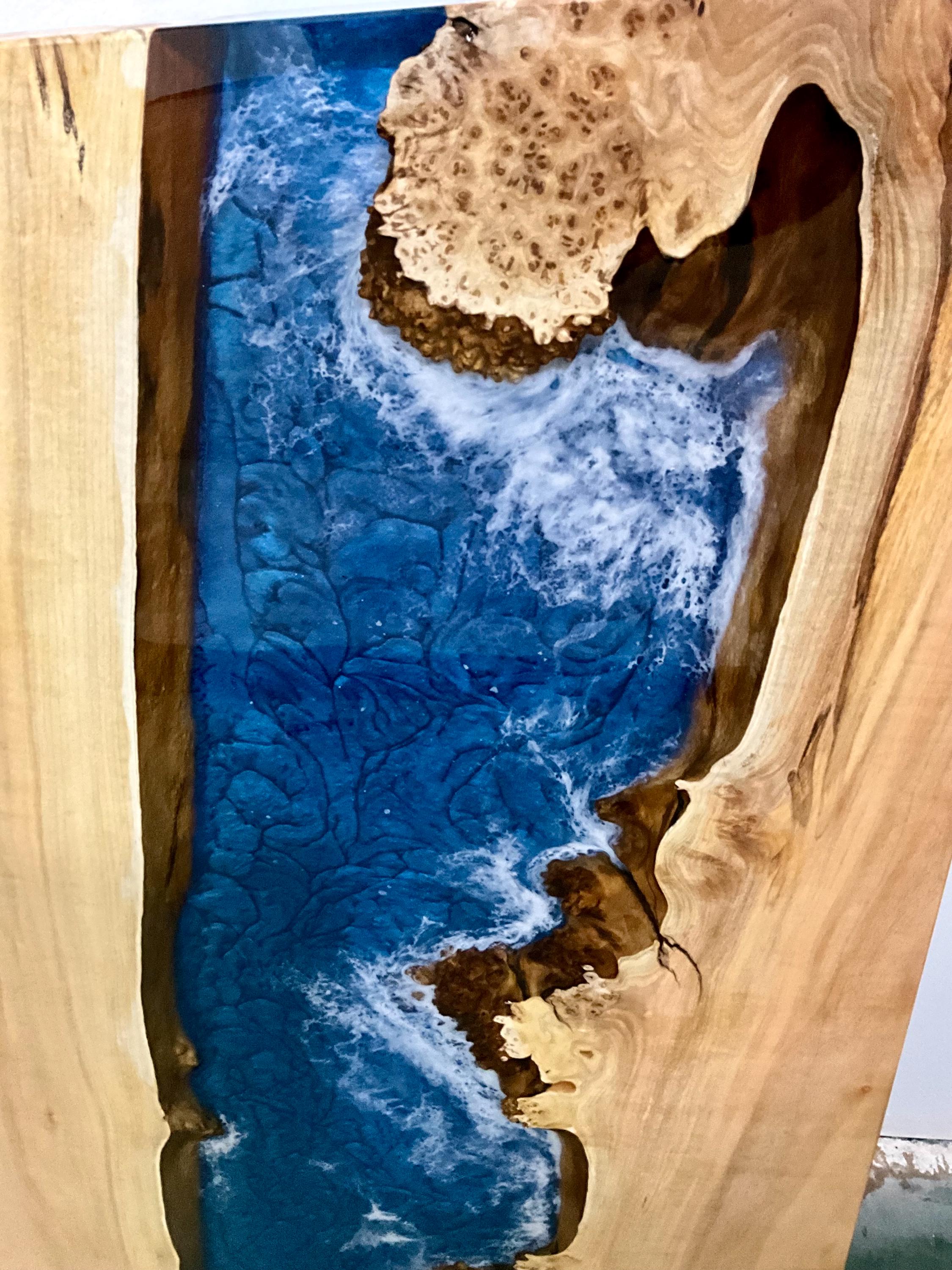 River Tabletop Epoxy River Table Maple River Table Tabletop Ocean Table ...