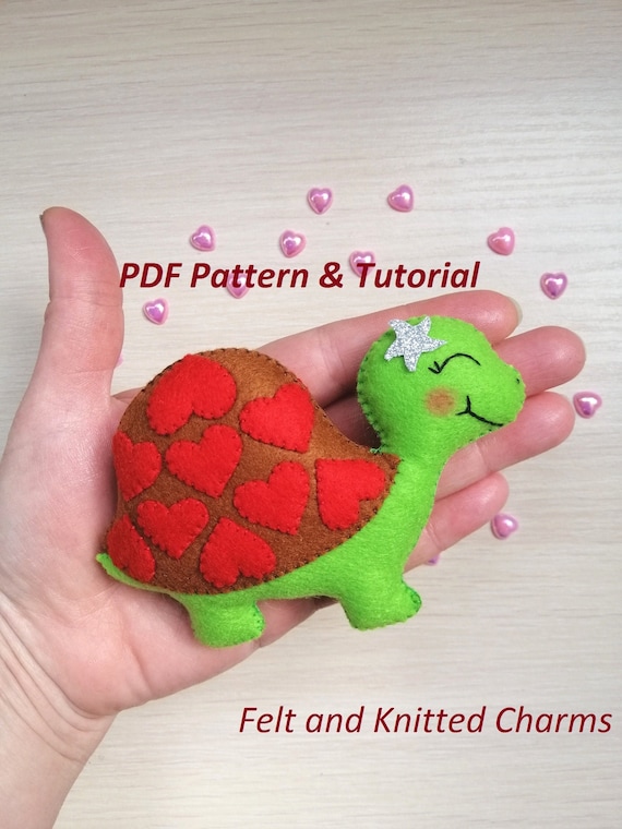Felt Turtle Felt Turtle Pattern Felt Sea Animals Felt Sea | Etsy