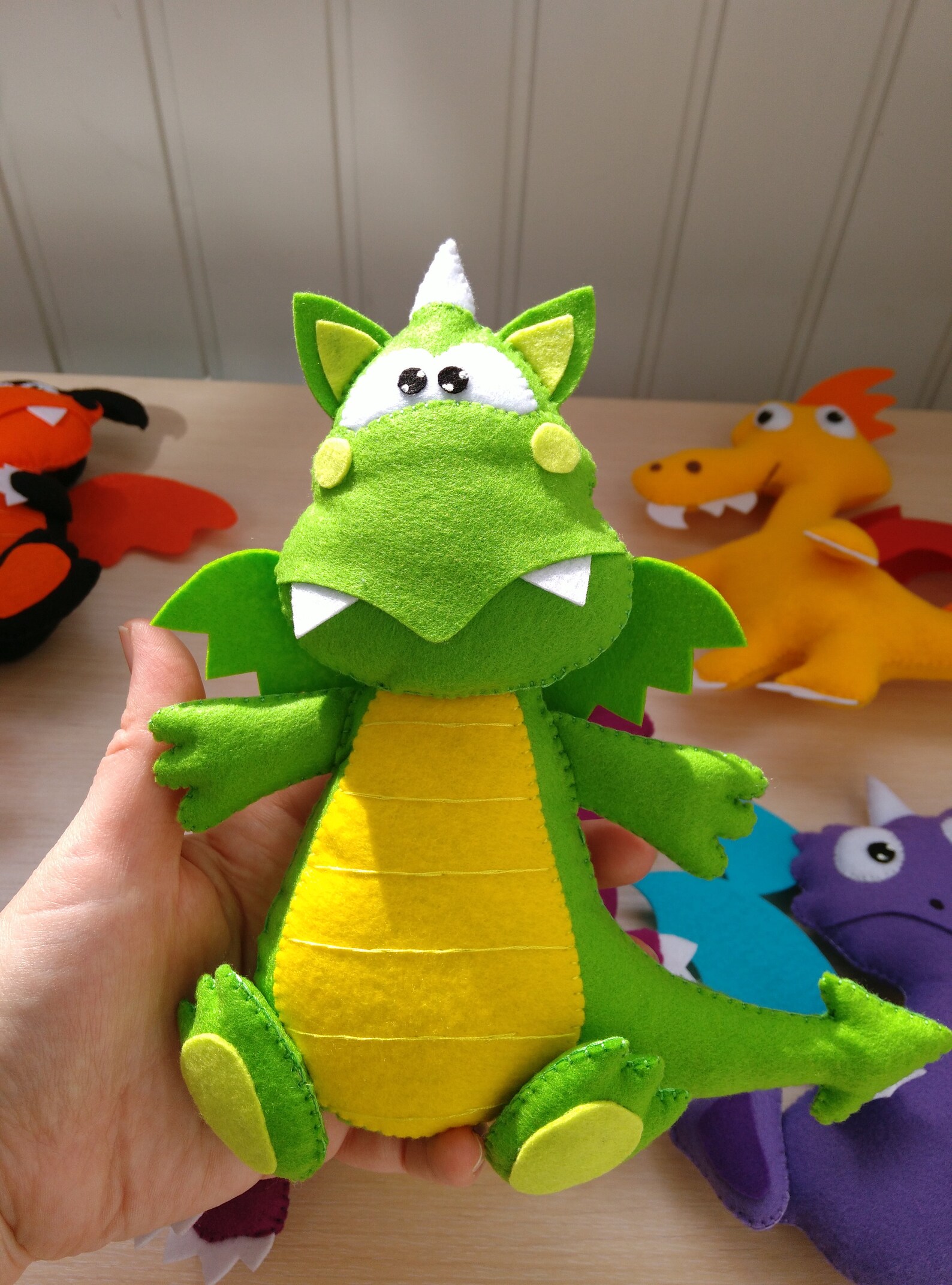 Felt Dragon Dragon Ornament Fantasy Dragon Dragon Gift - Etsy