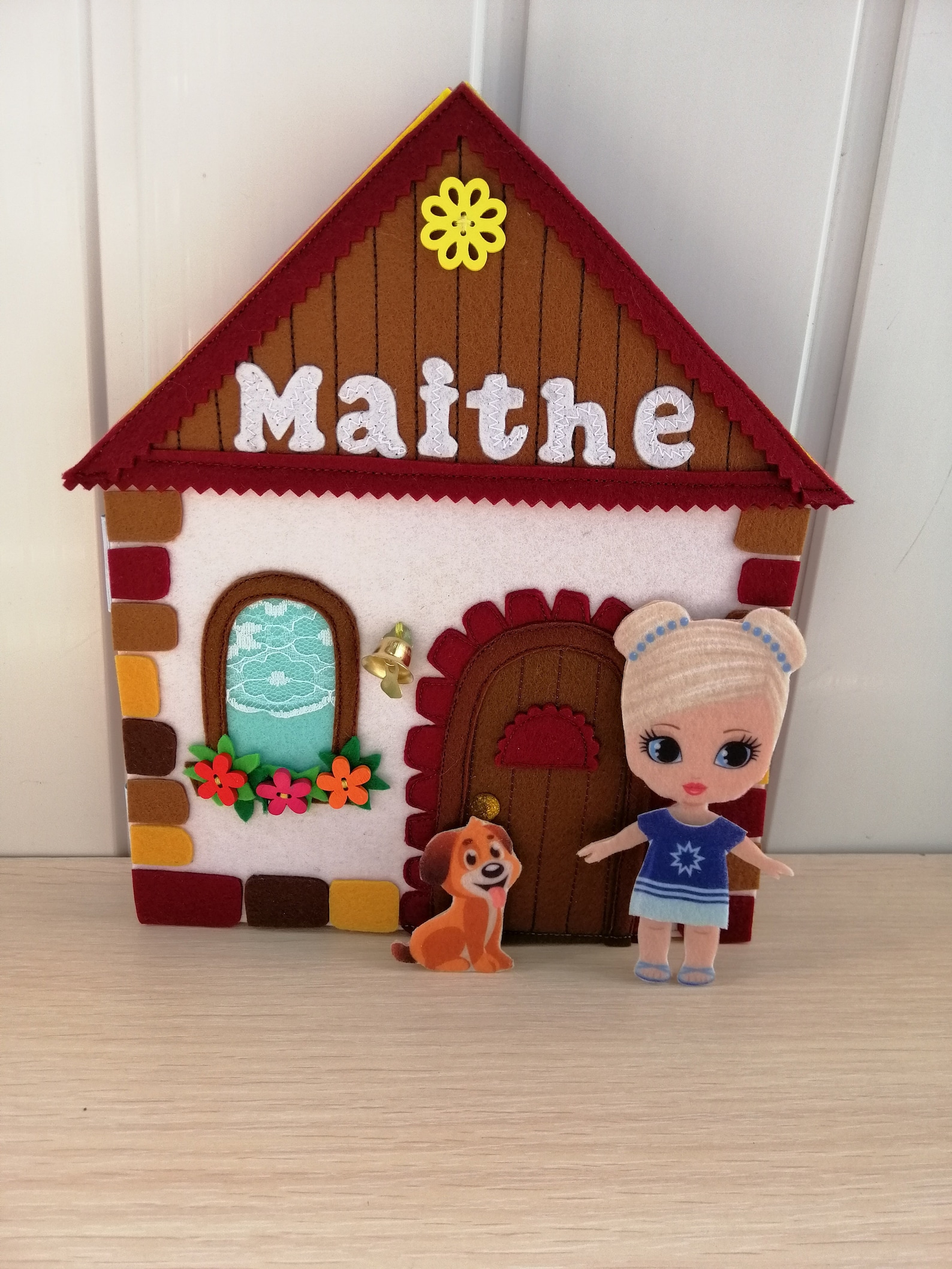 Quiet Book Dollhouse Personalized Quiet Book Busy Book Felt - Etsy