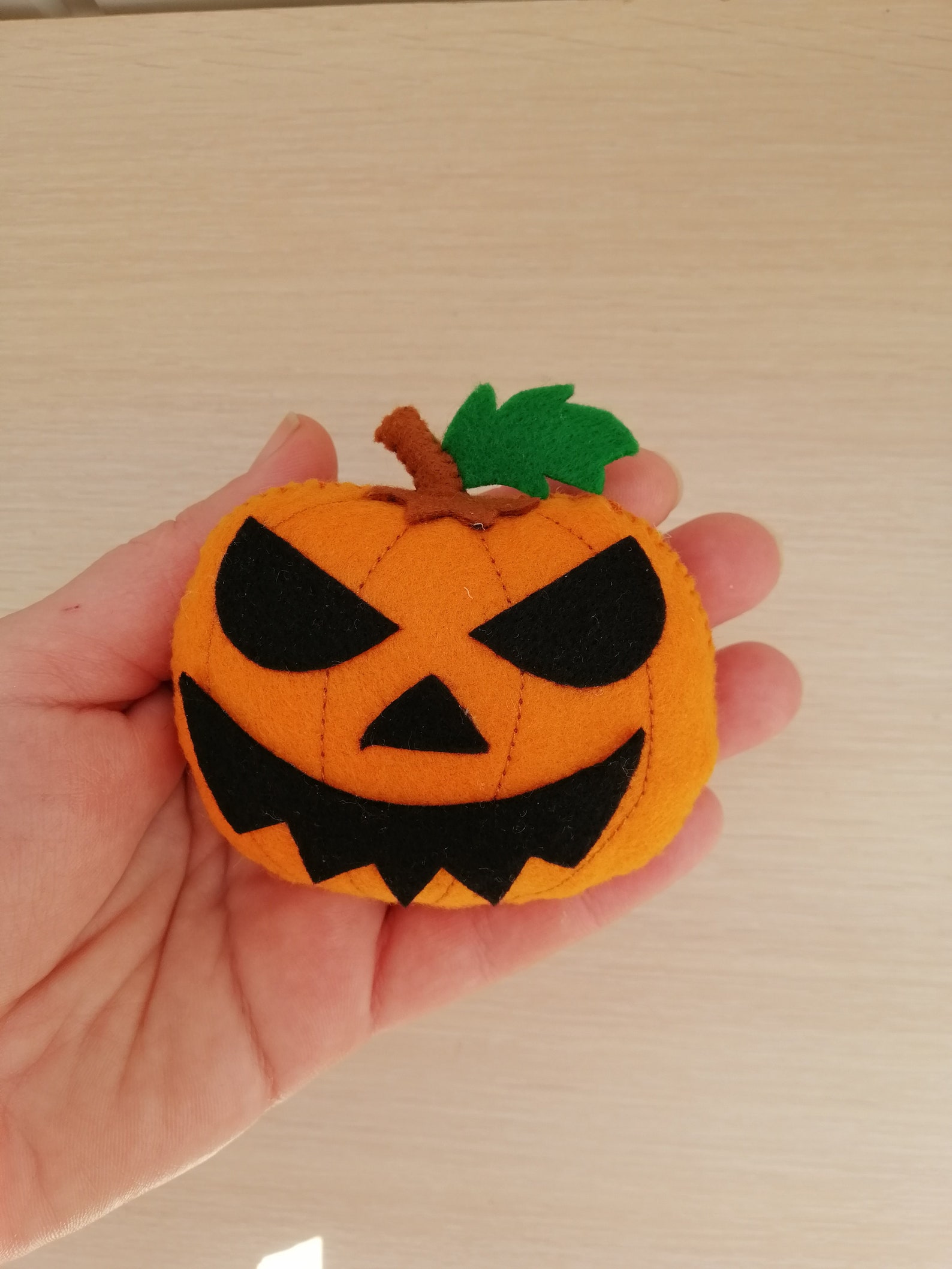 Halloween Felt Ornaments, Halloween Felt Garland, Felt Pumpkin ...