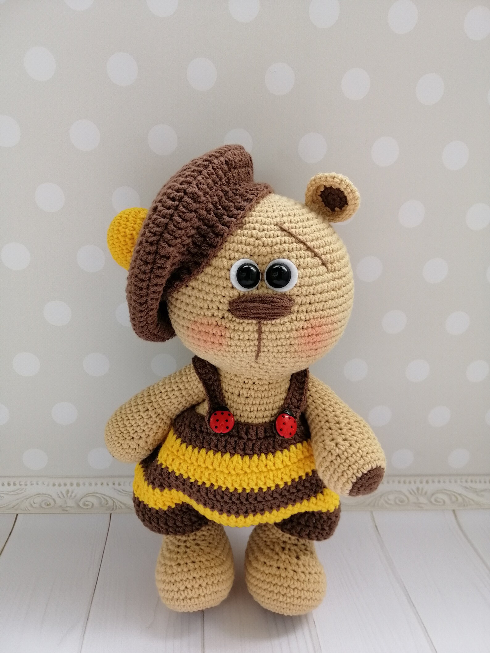 Crochet bear Cuddle me bear Amigurumi bear Crochet animals | Etsy