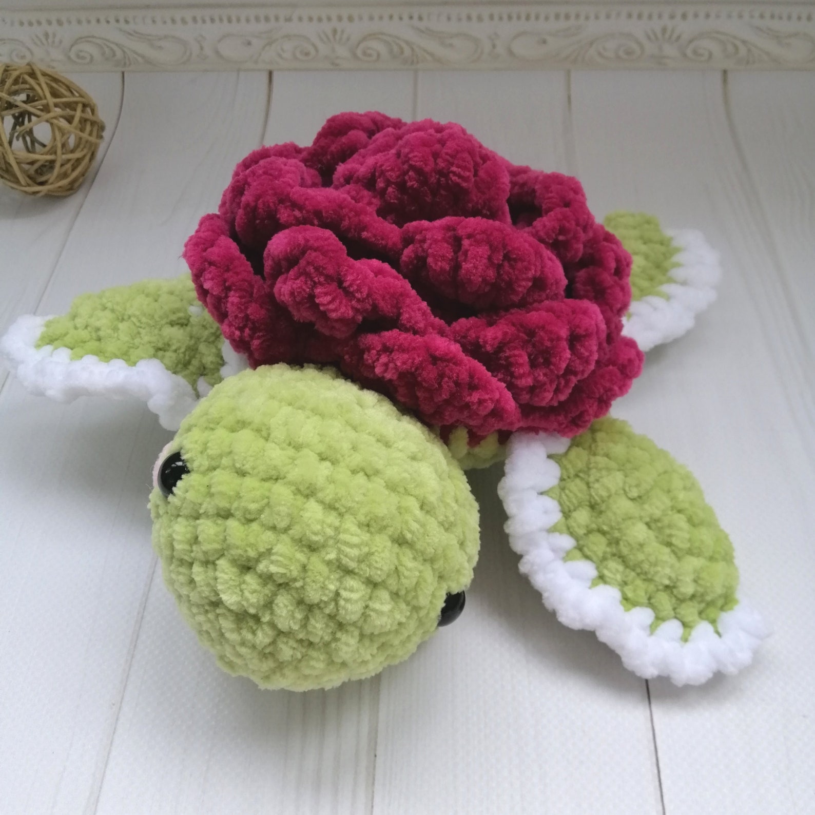 Turtle Crochet, Crochet Turtle Rose, Kawaii Amigurumi, Crochet Animals ...