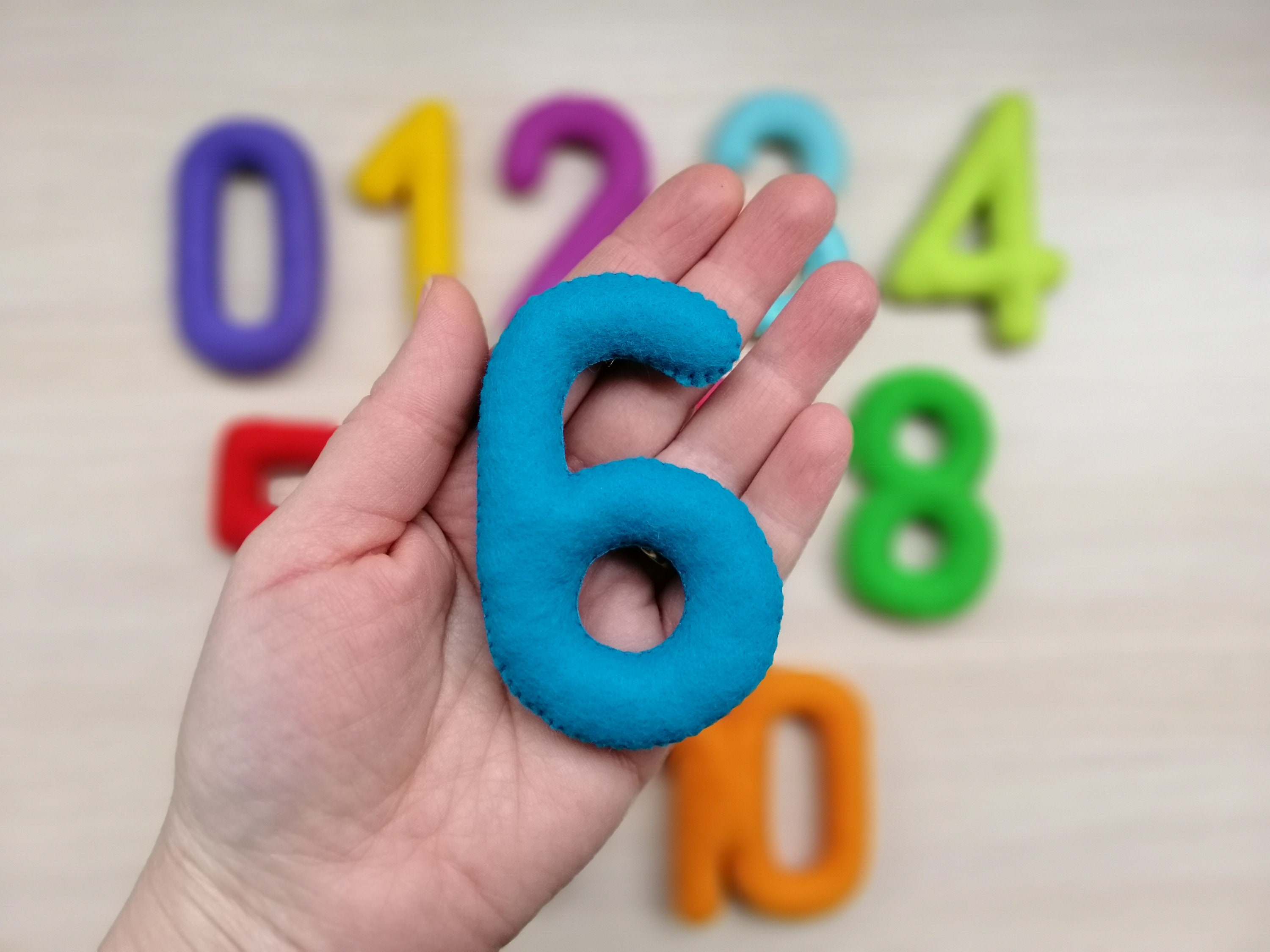 Felt Numbers Numbers Birthday Decor Felt Ornament Toddler | Etsy
